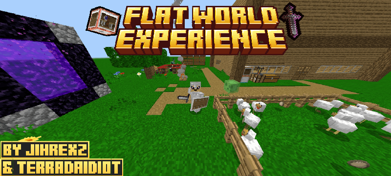 The flat world experience! - Gallery - Minecraft Bedrock Addons - CurseForge
