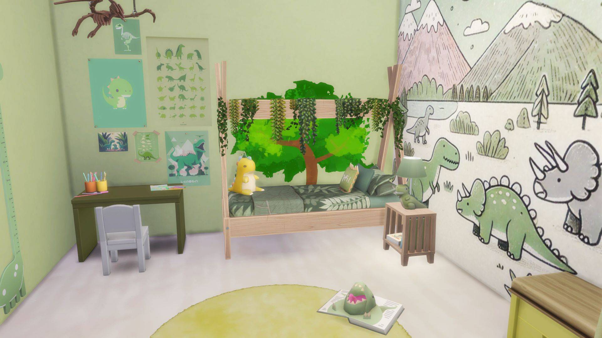 Dinosaur Lover Kids Room - The Sims 4 Rooms / Lots - CurseForge