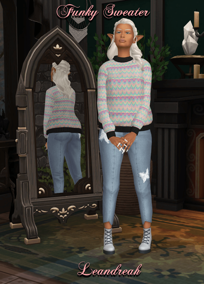 Funky Sweater - Gallery - The Sims 4 Create a Sim - CurseForge