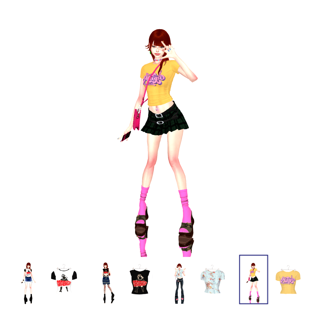 C / Y2KT 4color - Gallery - The Sims 4 Create a Sim - CurseForge