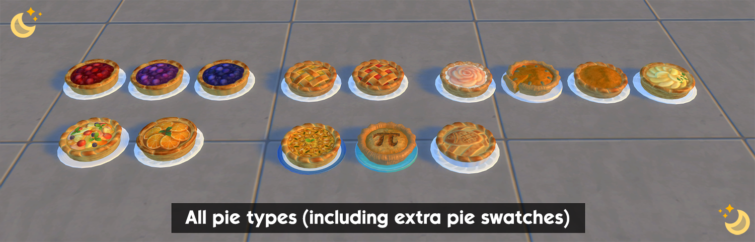Pies Set - Gallery - The Sims 4 Build / Buy - CurseForge