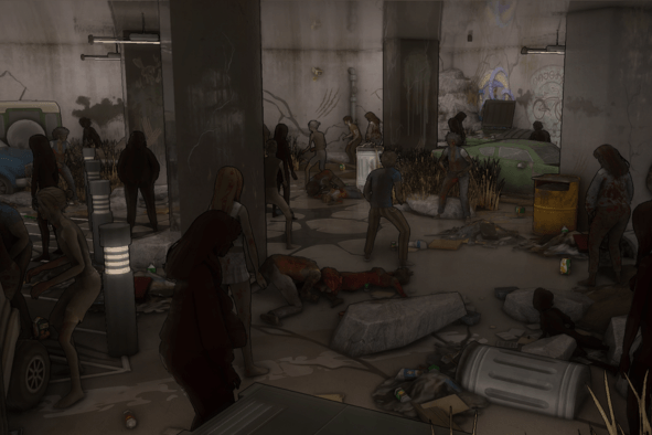 Zombie Apocalypse Parking Garage - Gallery - The Sims 4 Rooms / Lots ...