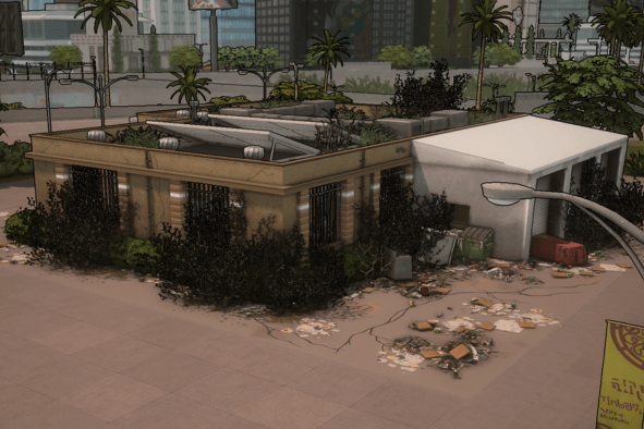 Zombie Apocalypse Parking Garage - Gallery - The Sims 4 Rooms / Lots ...