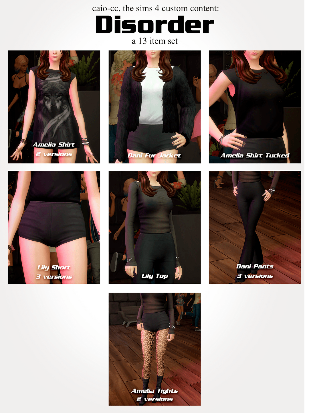 Amelia Tights (Caiocc) - Gallery - The Sims 4 Create a Sim - CurseForge
