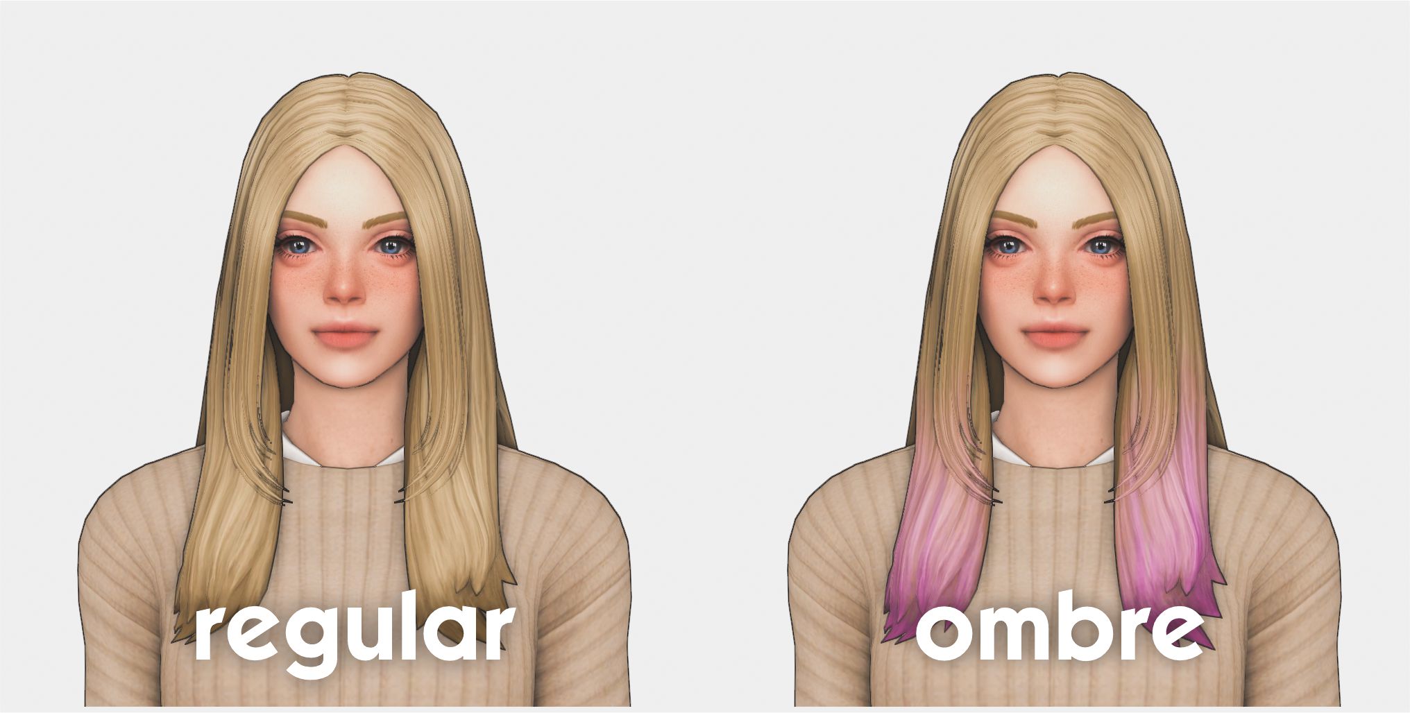 Hazel Hair V2 - The Sims 4 Create a Sim - CurseForge