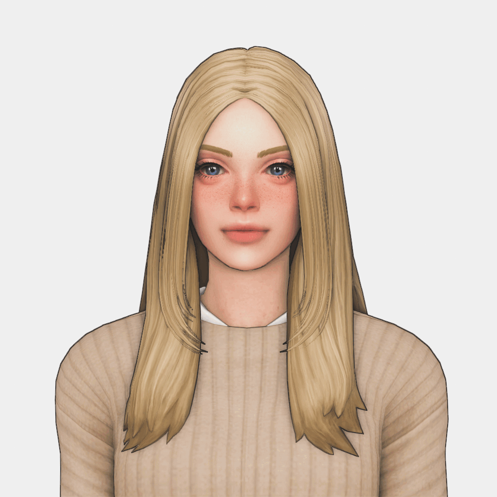Hazel Hair V2 - The Sims 4 Create a Sim - CurseForge
