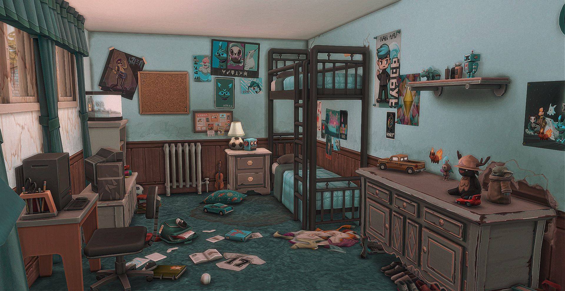 British Council Houses (Rundown) - Gallery - The Sims 4 Rooms / Lots ...