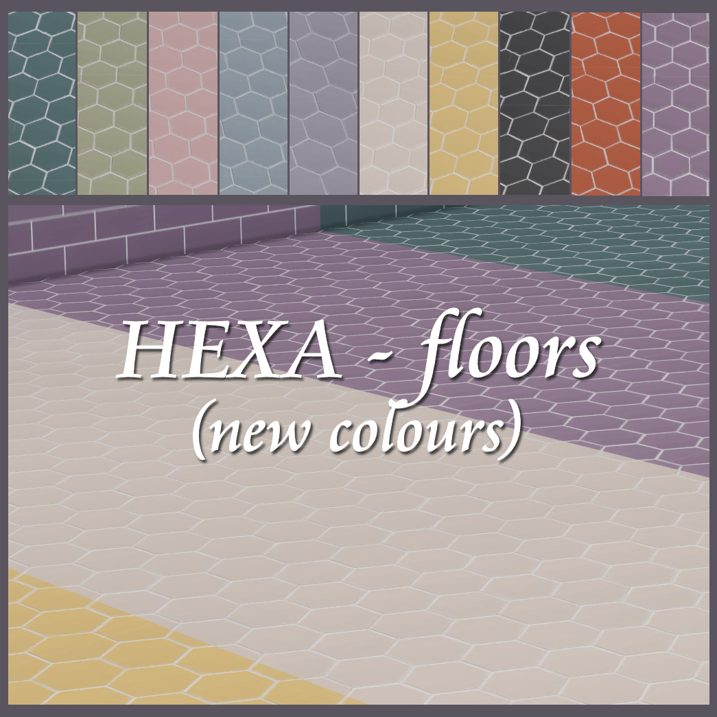 HEXA Tiles - New Colours - The Sims 4 Build / Buy - CurseForge