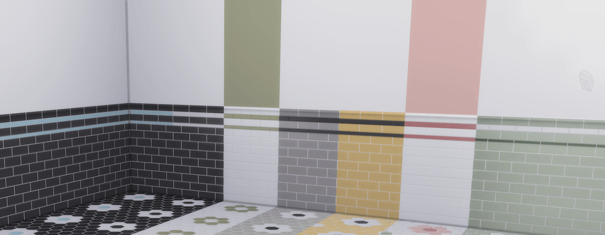 Subway Tile - New Colours - The Sims 4 Build / Buy - CurseForge