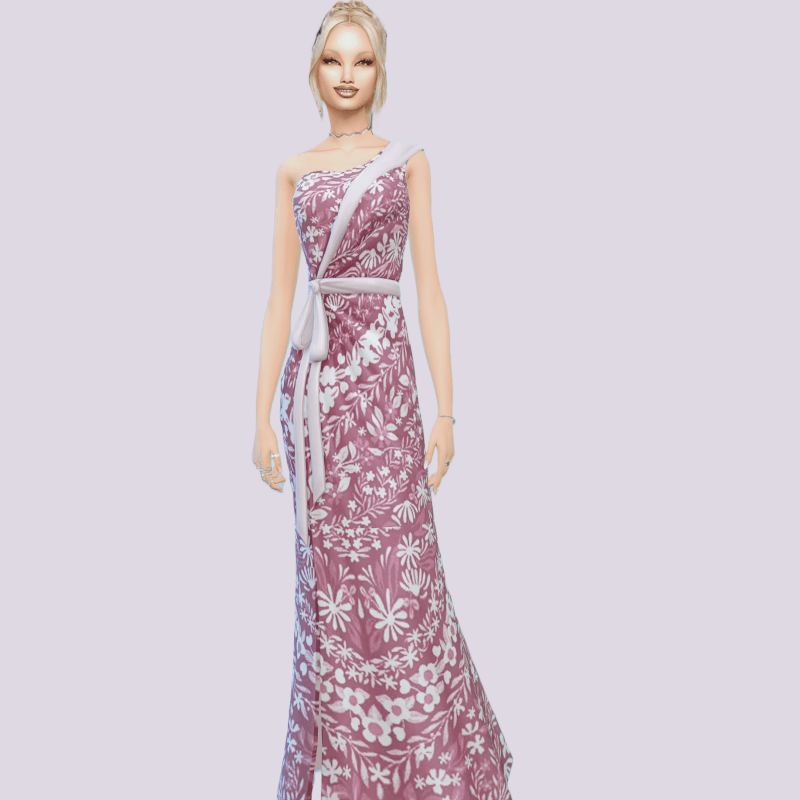 Teen Floral Prom Dress - Gallery - The Sims 4 Create a Sim - CurseForge