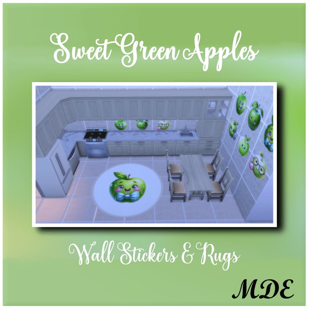 Sweet Fruits Series - Green Apples - Gallery - The Sims 4 Build / Buy ...