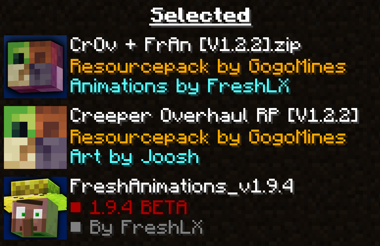 Creeper Overhaul x Fresh Animations - Gallery - Minecraft Resource ...