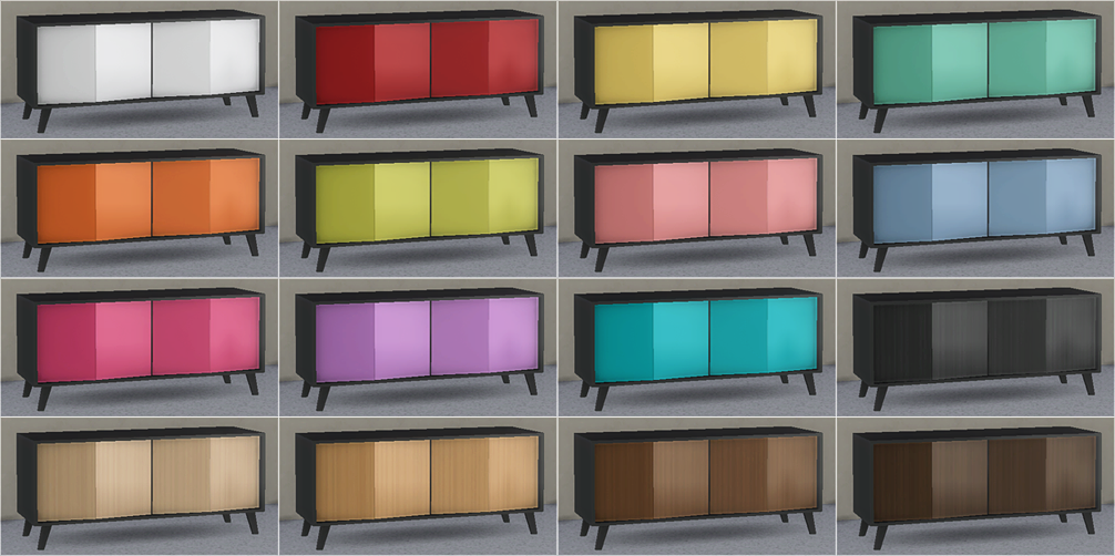 [Veranka] Vertex Sideboard - The Sims 4 Build / Buy - CurseForge