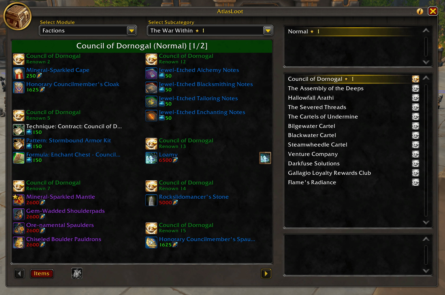 AtlasLoot Enhanced (fork) - World of Warcraft Addons - CurseForge
