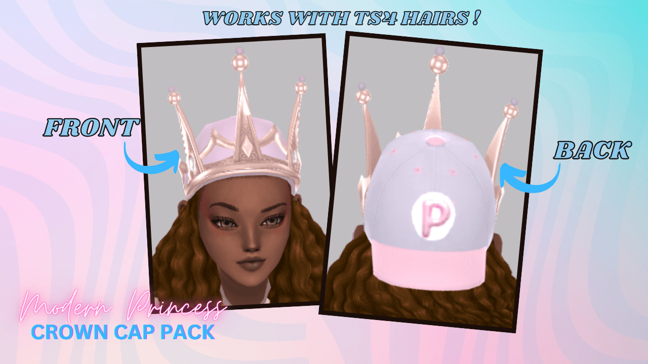 [JBTN] Modern Princess Crown Cap - Gallery - The Sims 4 Create a Sim ...