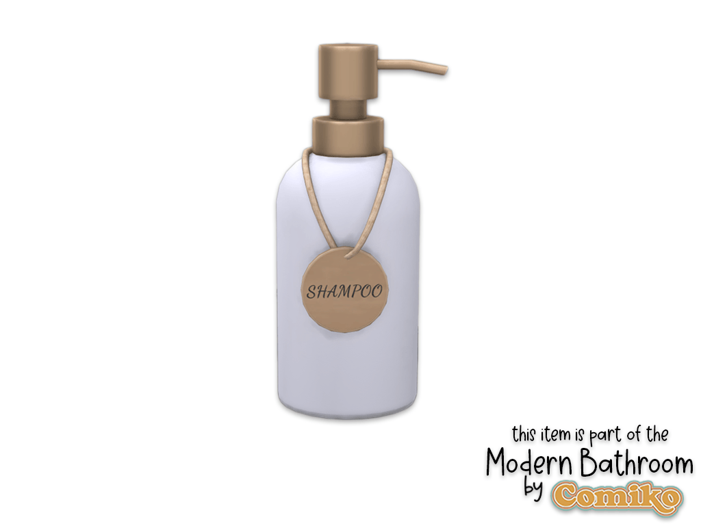 Comiko - Bathroom Modern Shampoo Bottle - Gallery - The Sims 4 Build ...