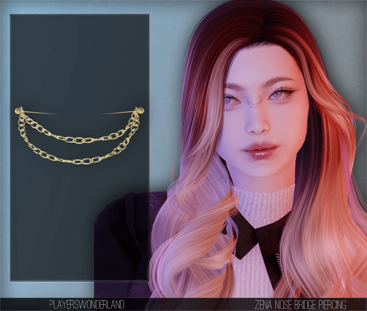 Zena Nose Bridge Piercing - Gallery - The Sims 4 Create a Sim - CurseForge