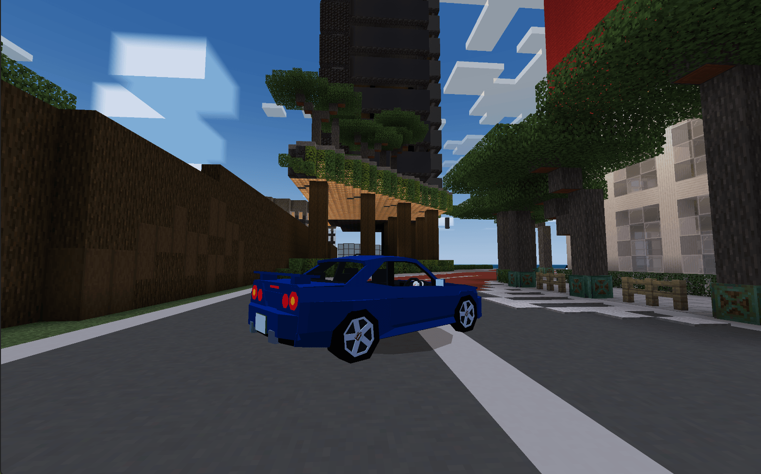 Nissan R34 GTR - Simple Car Series - Gallery - Minecraft Bedrock Addons ...