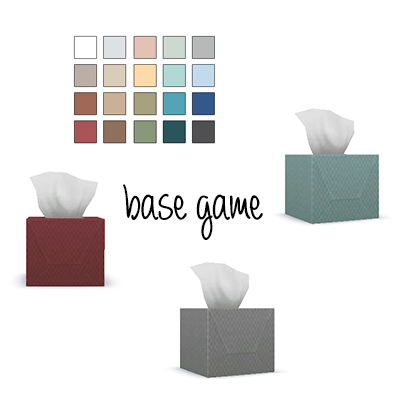 Tissue Box Decor (Base Game) - Gallery - The Sims 4 Build / Buy ...