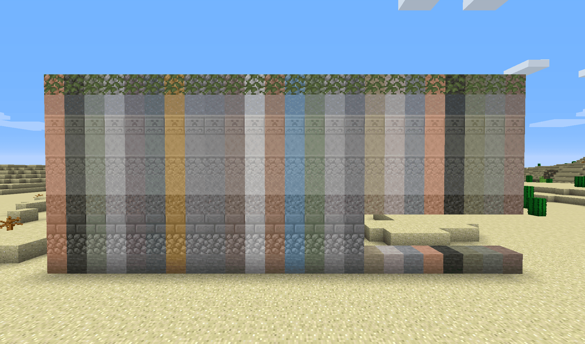 Underground Biomes Modern Stone - Minecraft Resource Packs - CurseForge