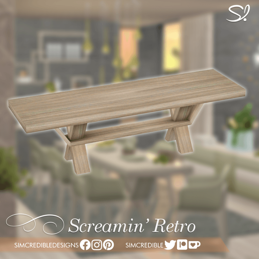 Screaming Retro tables and shelves - Gallery - The Sims 4 Build / Buy ...