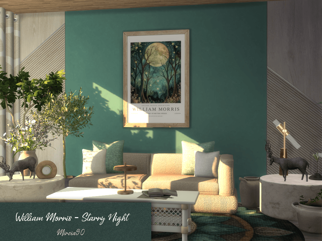 William Morris - Starry Night - Gallery - The Sims 4 Build / Buy ...