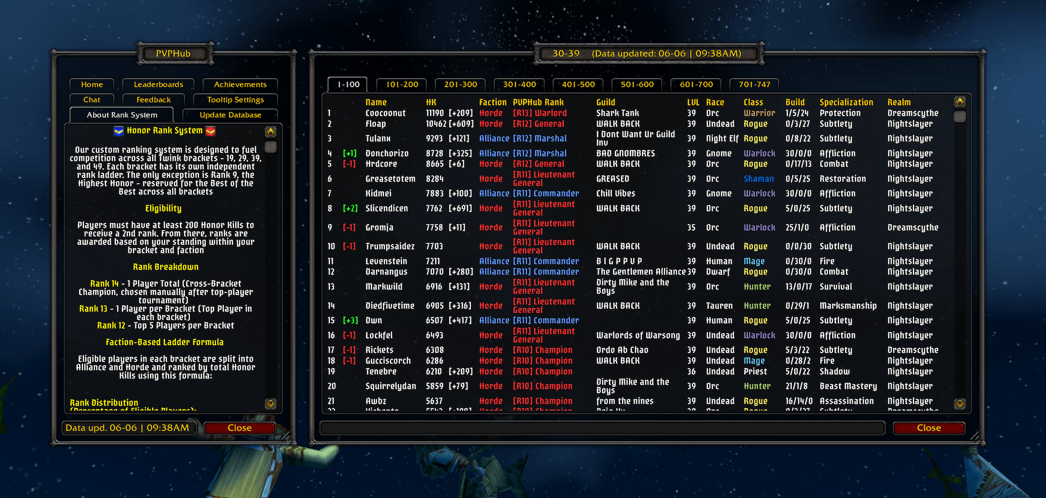 PVPHub - Gallery - World of Warcraft Addons - CurseForge