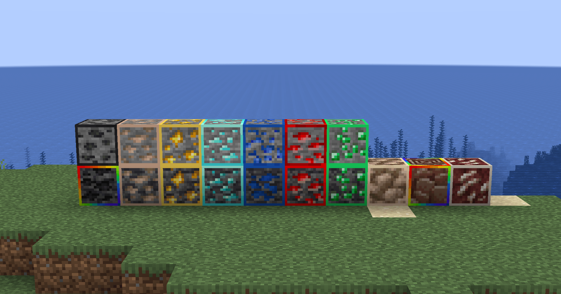 Borders Ore Pack - Gallery - Minecraft Resource Packs - CurseForge