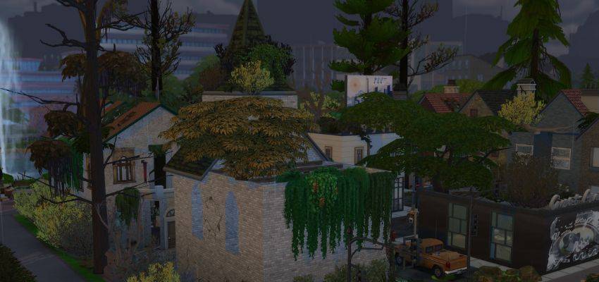 Streets by townhall Apocalypse - The Sims 4 Rooms / Lots - CurseForge