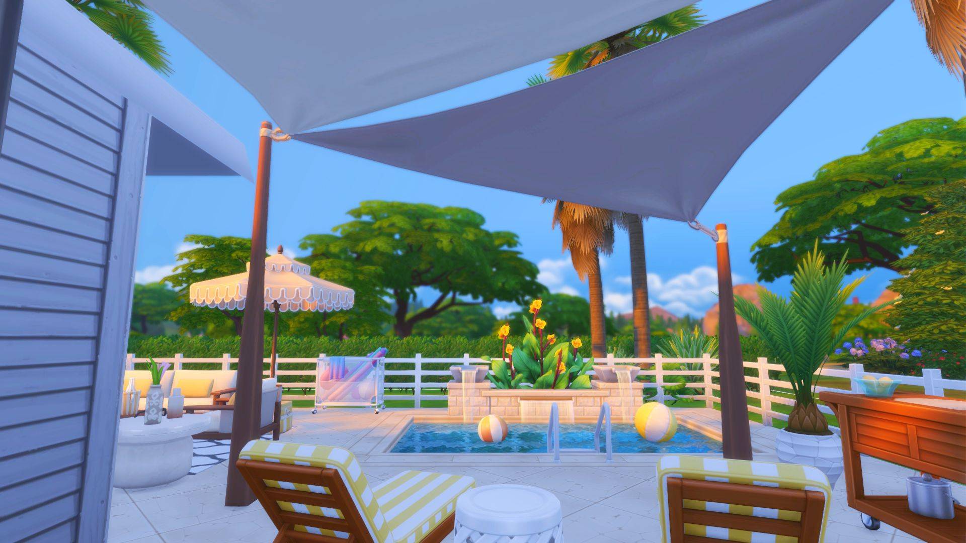 Summertime Backyard - Gallery - The Sims 4 Rooms / Lots - CurseForge
