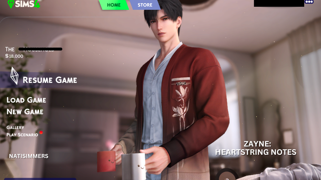 LADS: Zayne (黎深) Heartstring Notes Main Menu Override - Gallery - The ...