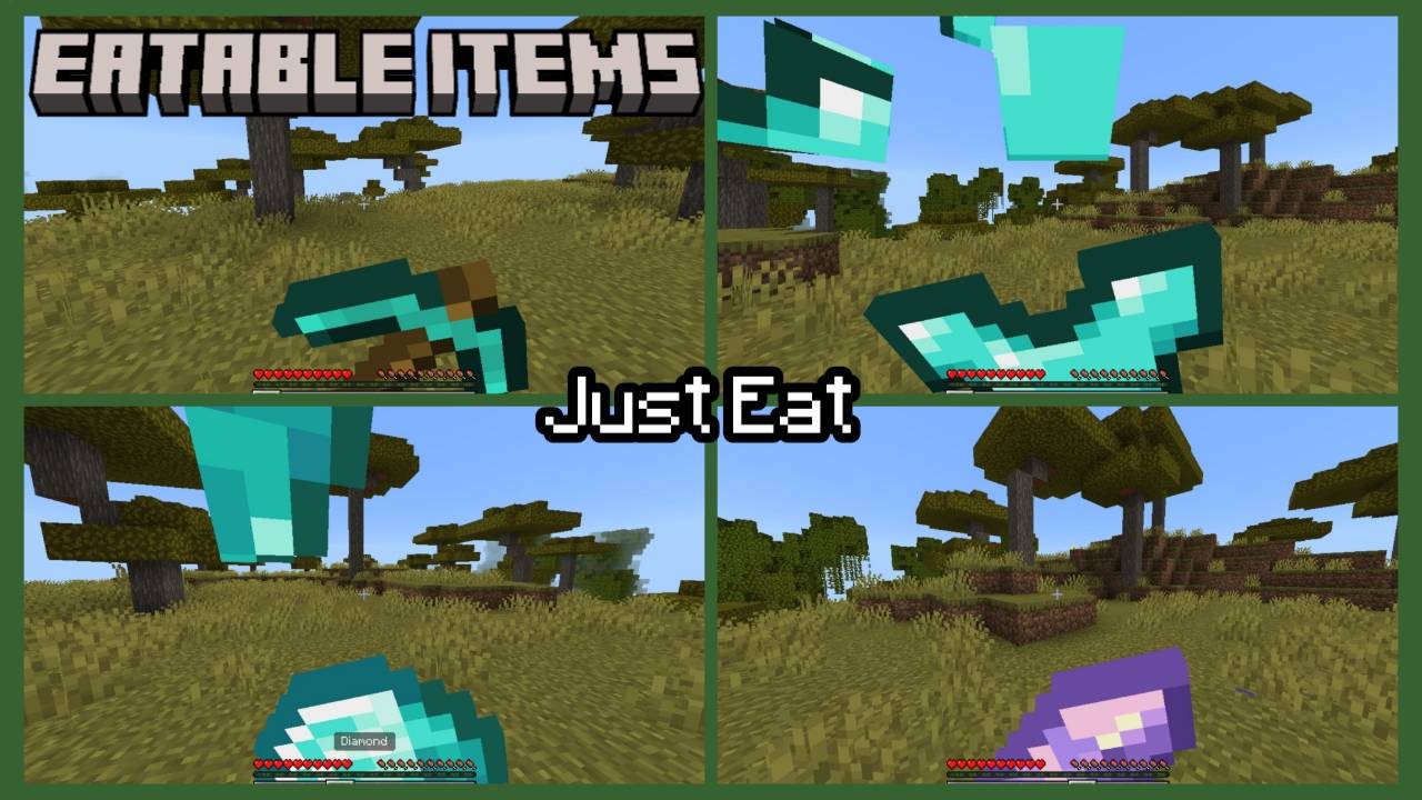 Eatable Items - Gallery - Minecraft Bedrock Addons - CurseForge