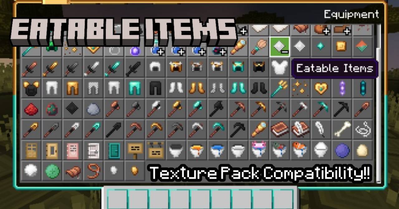 Eatable Items - Gallery - Minecraft Bedrock Addons - CurseForge