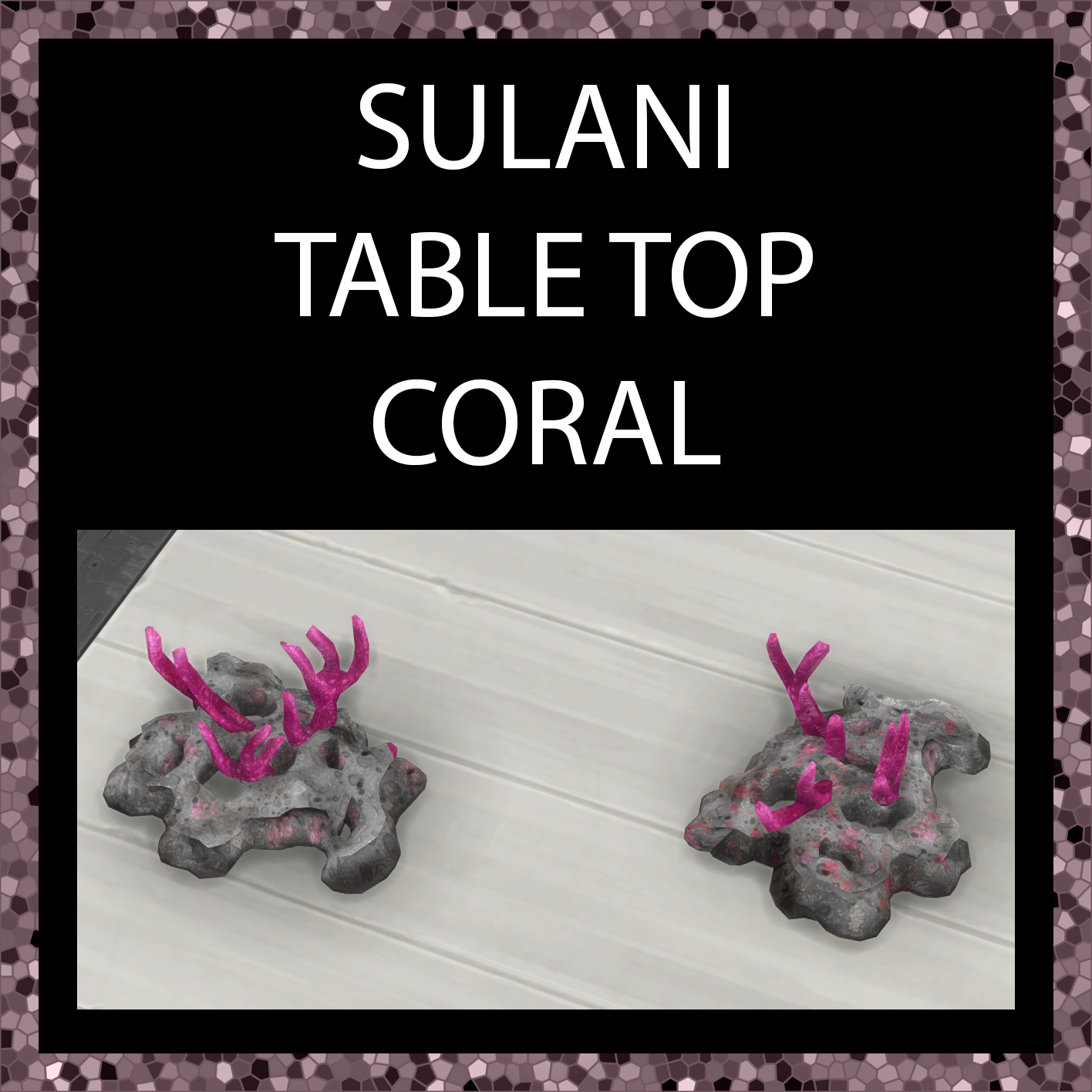 Sulani Table Top Coral Sculpture - Gallery - The Sims 4 Build / Buy ...