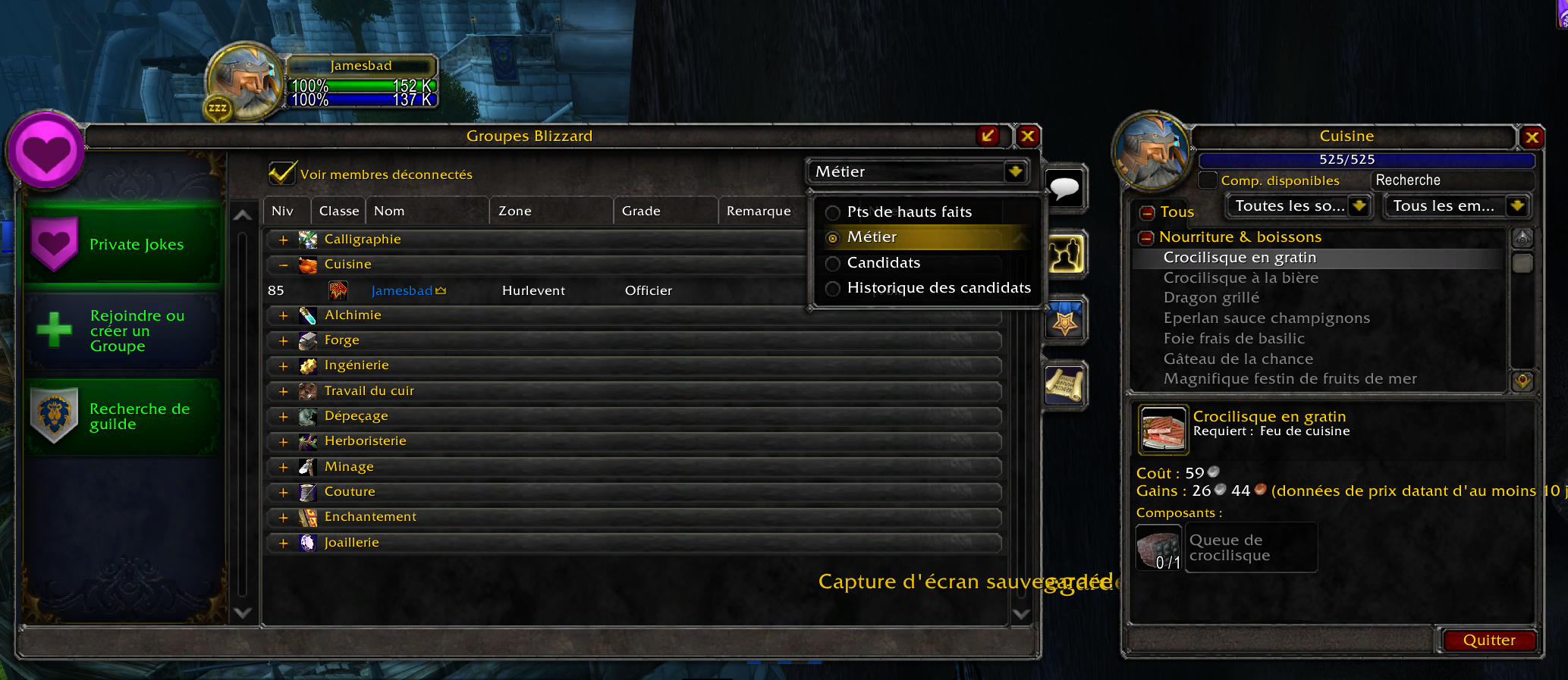 Guild Professions - Gallery - World of Warcraft Addons - CurseForge