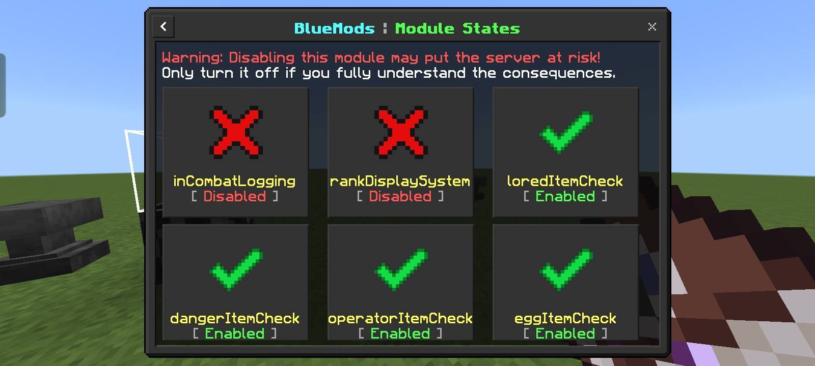 BlueMods AntiCheat: The Best Minecraft Bedrock AntiCheat - Gallery - Minecraft Bedrock Addons ...
