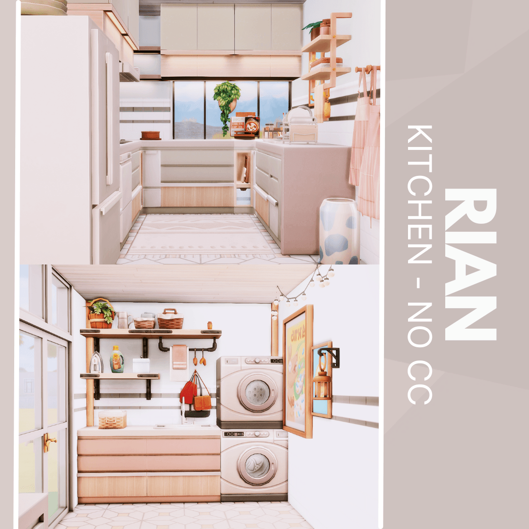 Rian Kitchen - no CC - Gallery - The Sims 4 Rooms / Lots - CurseForge