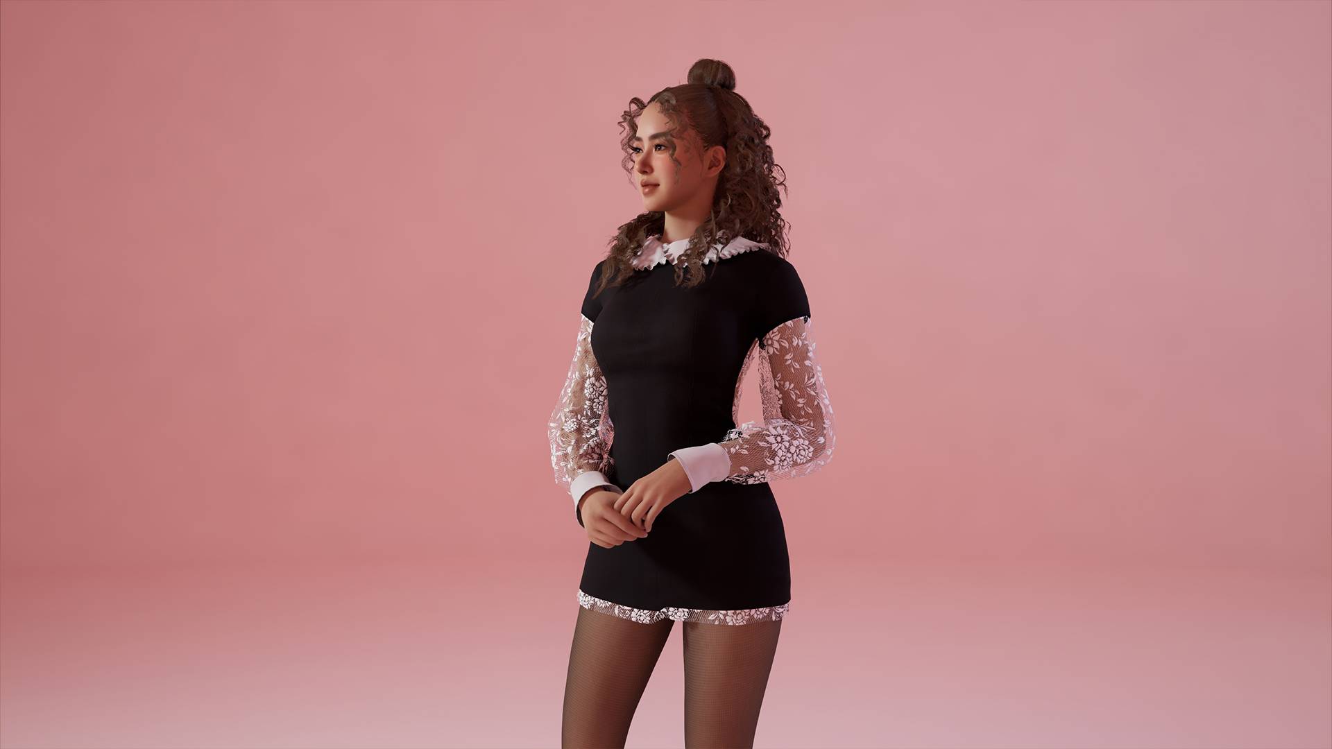 FloraLace Short dress - inZOI Create a ZOI - CurseForge