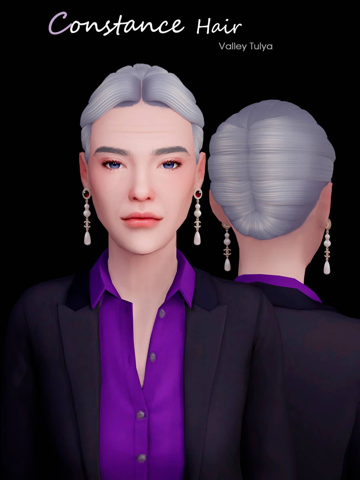 Constance Hairstyle - Gallery - The Sims 4 Create a Sim - CurseForge