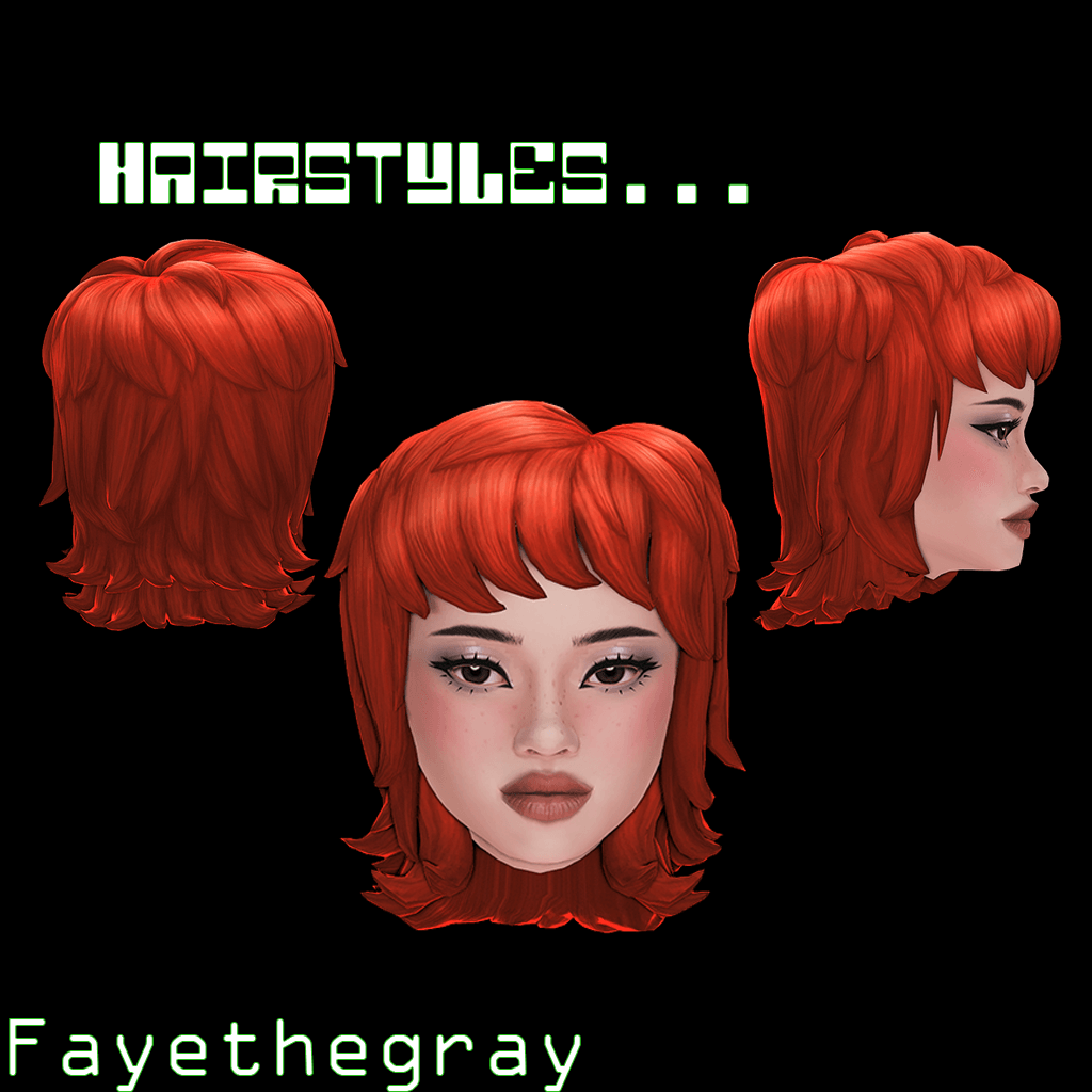 nyssa hair by fayethegray - Gallery - The Sims 4 Create a Sim - CurseForge