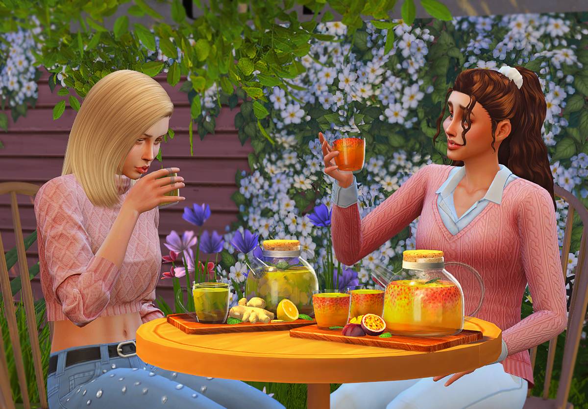 Tea with ginger, mango and passion fruit - The Sims 4 Mods - CurseForge