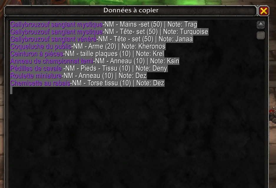 Revolution - Loot Tracker - - Gallery - World of Warcraft Addons - CurseForge