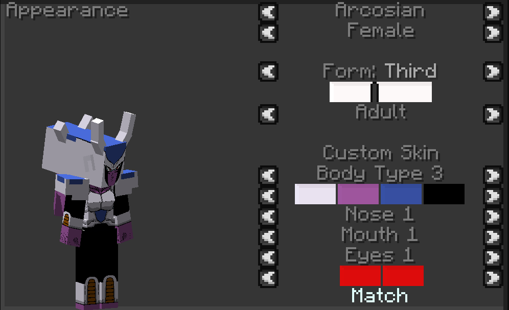 JRMCore Arcosian Form Preview Fix - Minecraft Mods - CurseForge