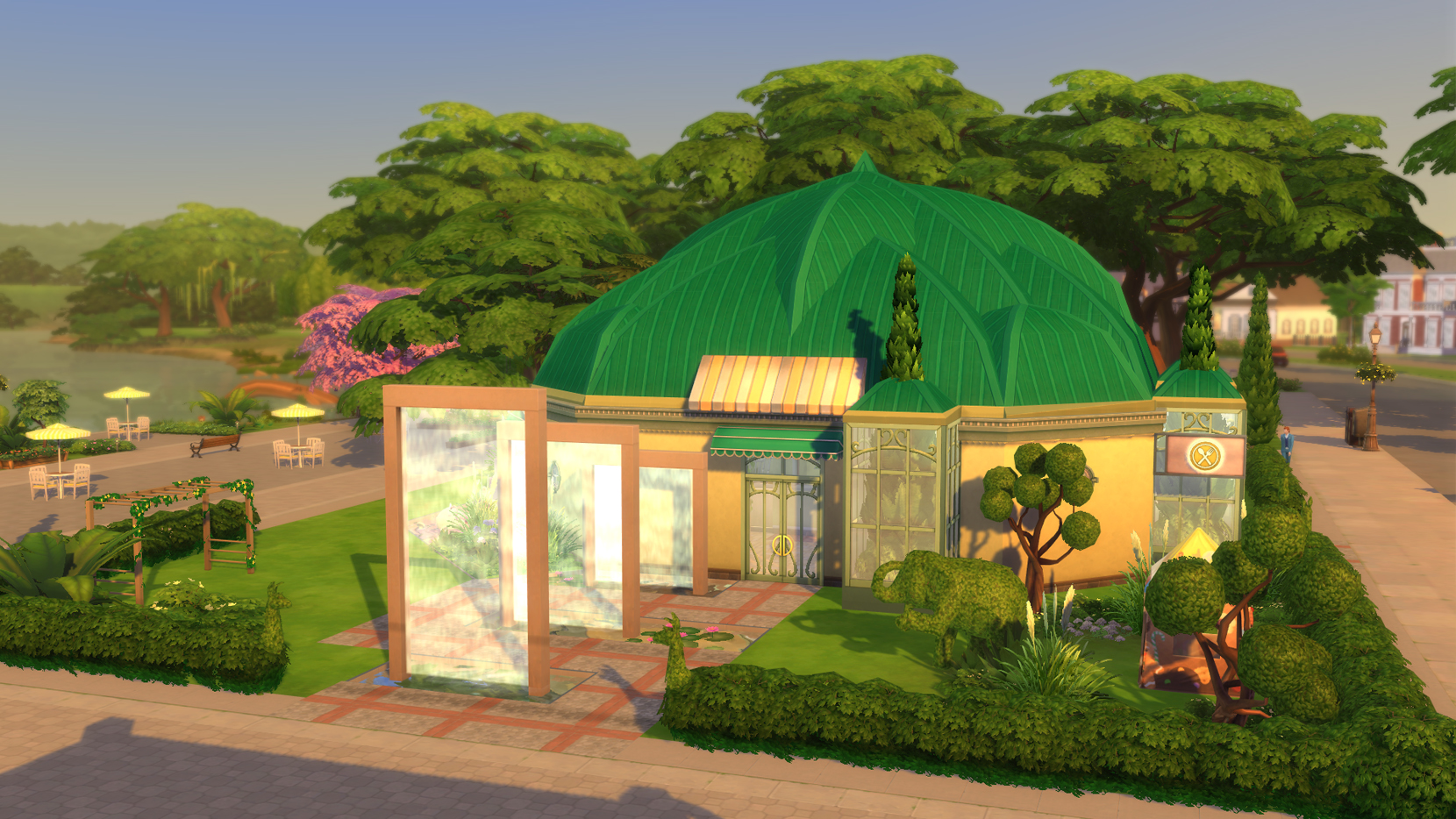 Green Elephant Restaurant - The Sims 4 Rooms / Lots - CurseForge