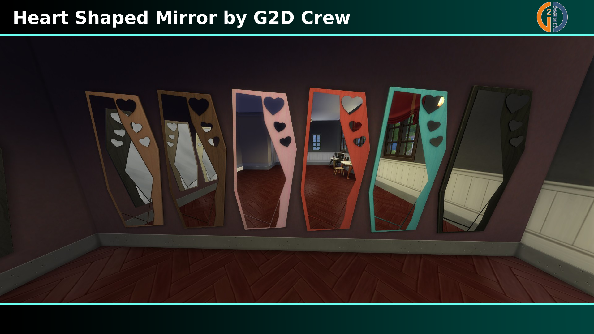 Heart Shaped Mirror by G2D - Gallery - The Sims 4 Build / Buy - CurseForge