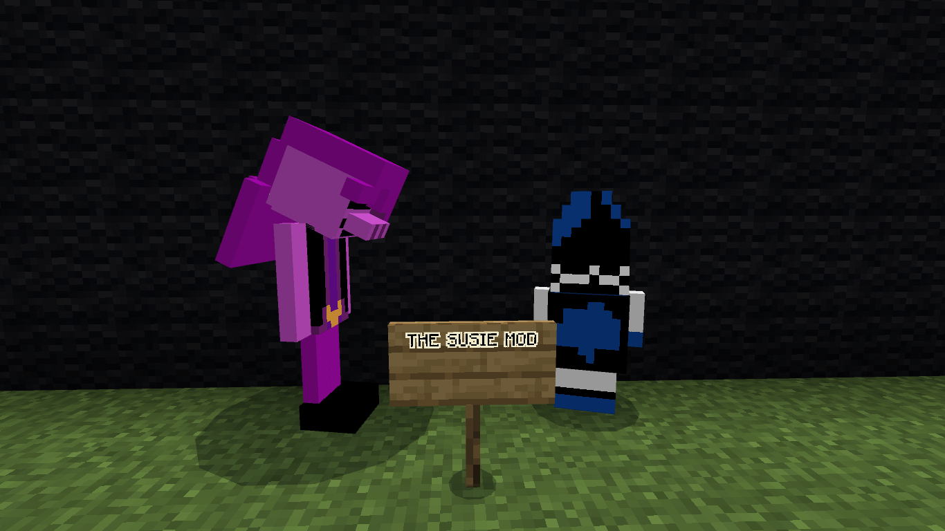 Susie Mod (Deltarune) - Gallery - Minecraft Bedrock Addons - CurseForge