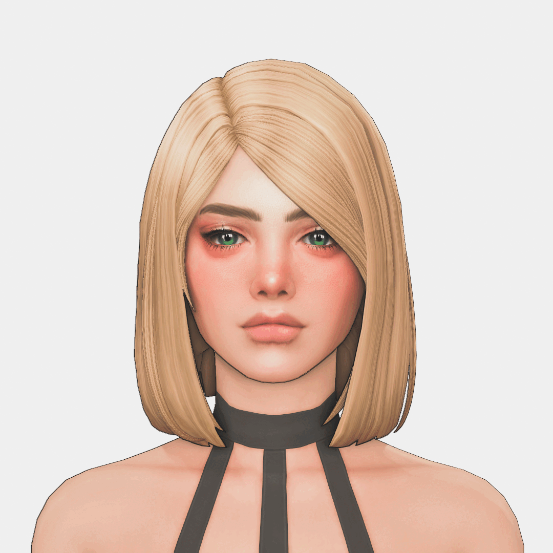 Evelyn Hair [JOSH JO_SE_OH] - The Sims 4 Create a Sim - CurseForge