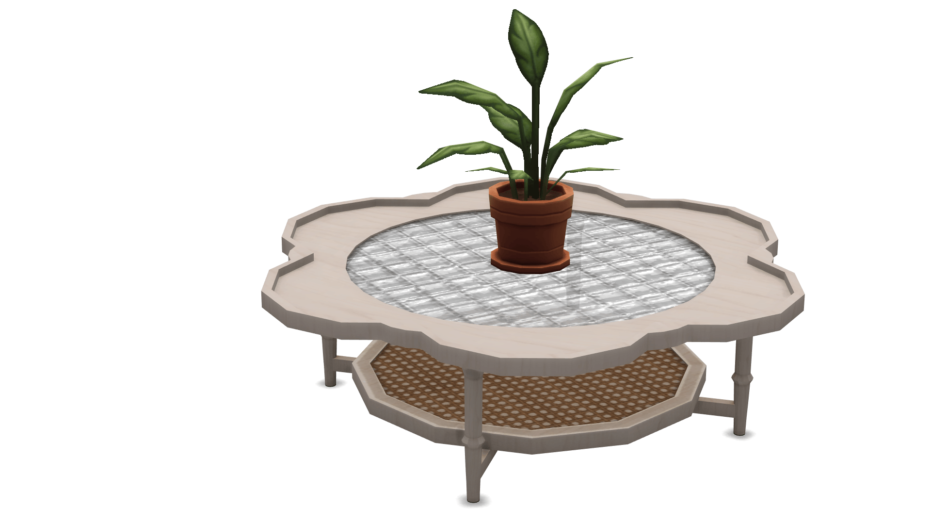 Wicker Bloom Coffee Table - Gallery - The Sims 4 Build / Buy - CurseForge