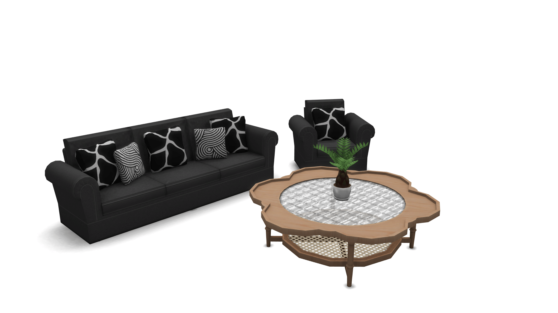 Wicker Bloom Coffee Table - Gallery - The Sims 4 Build / Buy - CurseForge