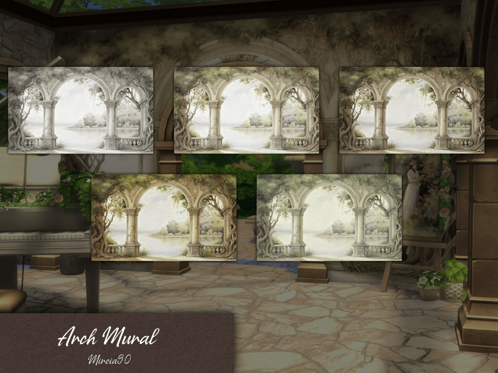 Arch Mural - Gallery - The Sims 4 Build / Buy - CurseForge